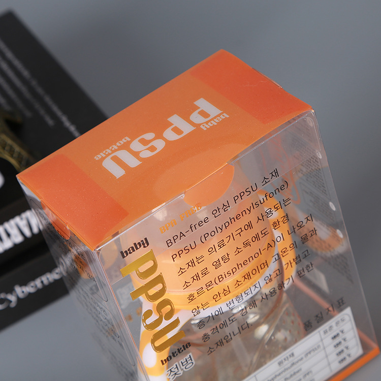 Transparent baby bottle PVC&PET BOX | plastic box manufacturers