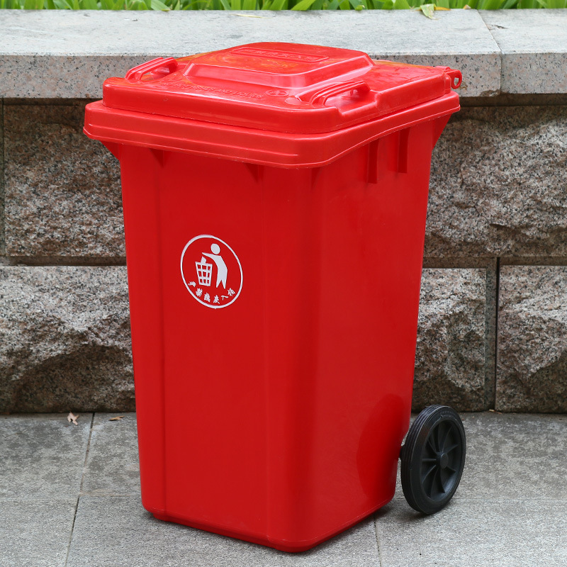 Classification plastic dustbin outdoor pulley | plastic box manufacturers