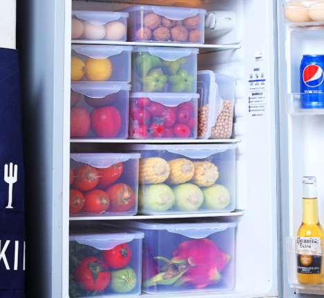Refrigerator fruit and vegetable plastic food box | plastic box ...