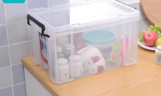 Extra large transparent thick plastic storage box | plastic box ...